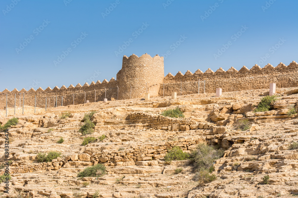 Historic buildings in Dariyah clay castle, also as Dereyeh and Dariyya ...