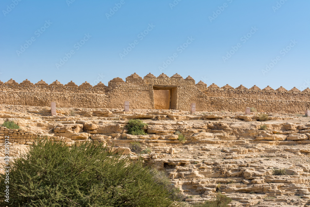 Historic buildings in Dariyah clay castle, also as Dereyeh and Dariyya ...