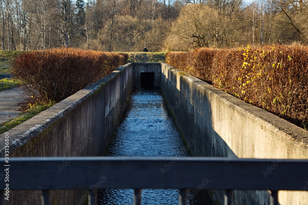 Water supply canal of the Yaropolskaya HPP named after Lenin, Moscow ...