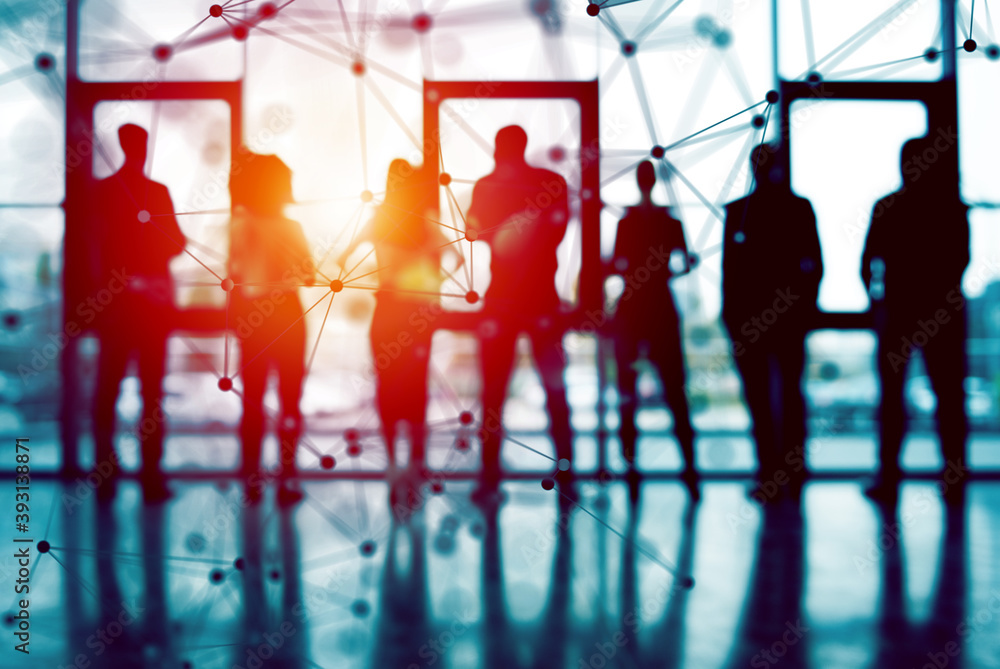 Business Networking Silhouette