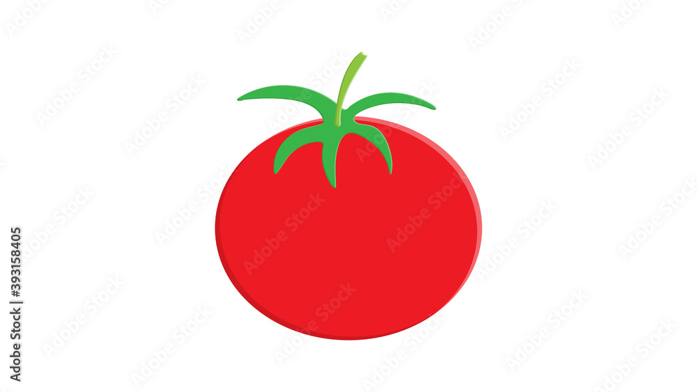 red tomato clip art isolated on white background, tomatos cartoon ...
