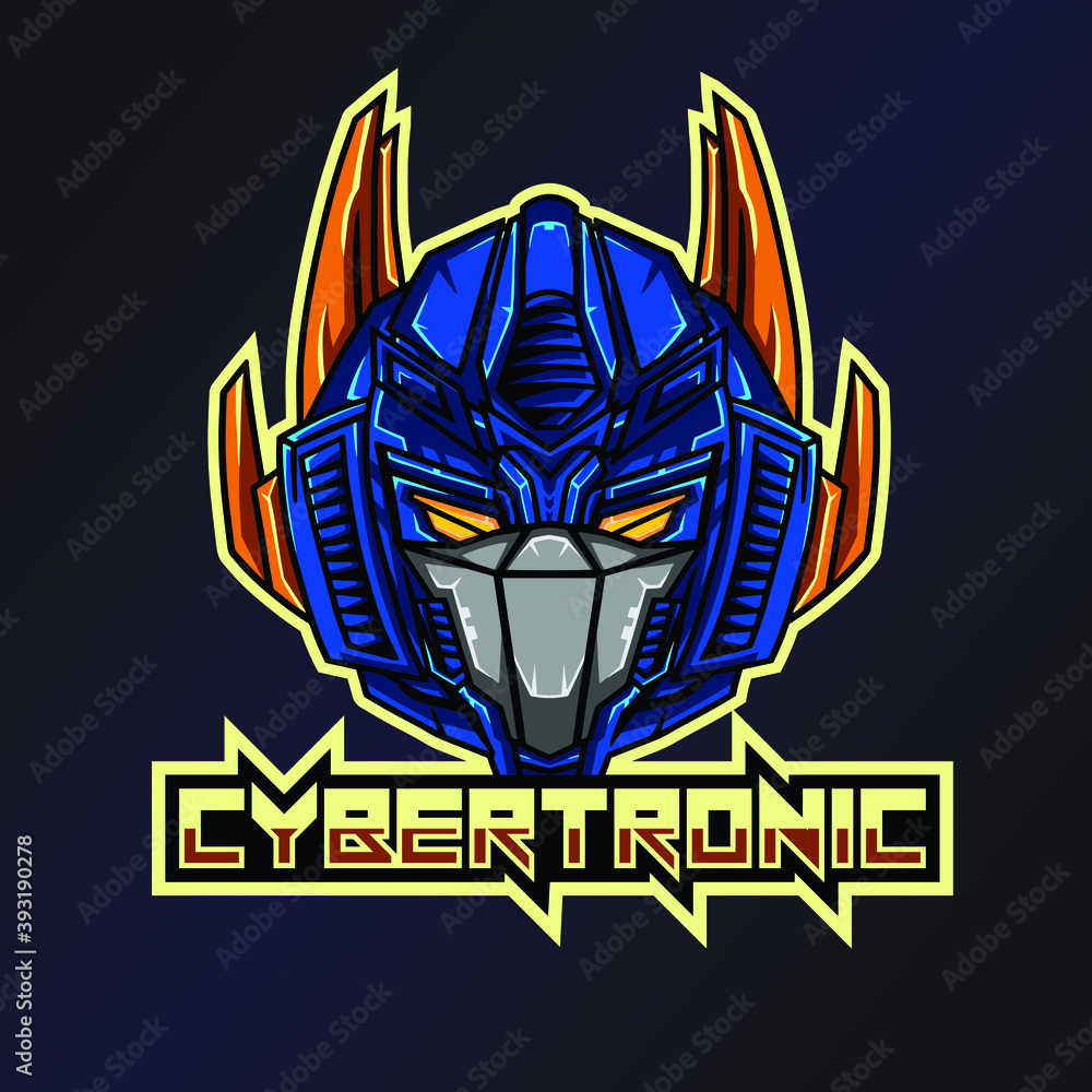 Cybertronic Esports Logo. Robot Logo. Esport Team Logo. Streamer Gaming ...