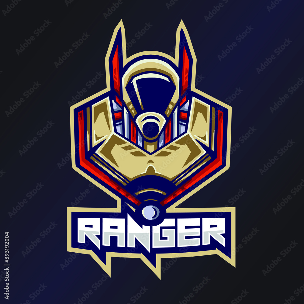 Ranger Esports Logo. Robot Logo. Esport Team Logo. Streamer Gaming Logo ...