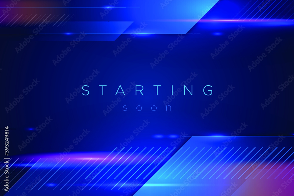 Starting Soon Screen Twitch Streamers Stock Vector | Adobe Stock