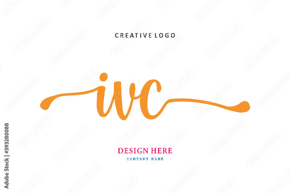IVC lettering logo is simple, easy to understand and authoritative ...