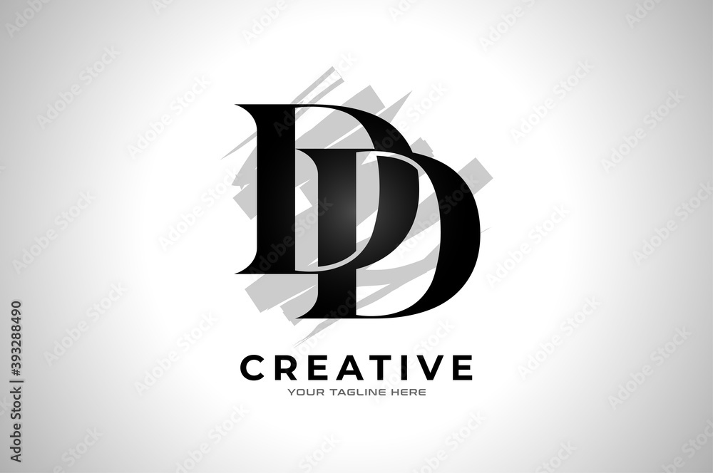 Abstract Initial letter D and D logo, usable for business and brand ...