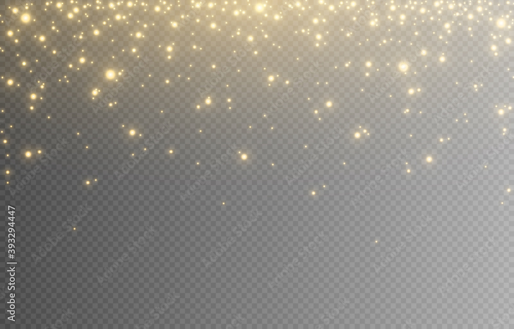 Shine. Light effect, golden light. Light from the sky. Lights, golden ...