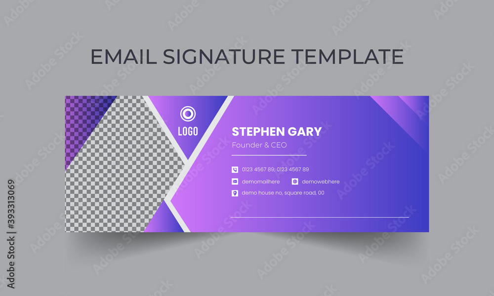 Corporate, Modern and Professional Email Signature. Creative ...