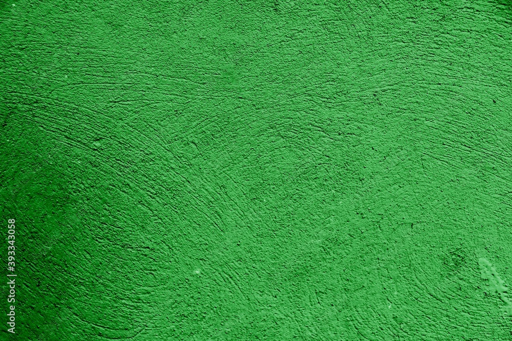 Abstract green color with wall rough dry texture background. many uses ...