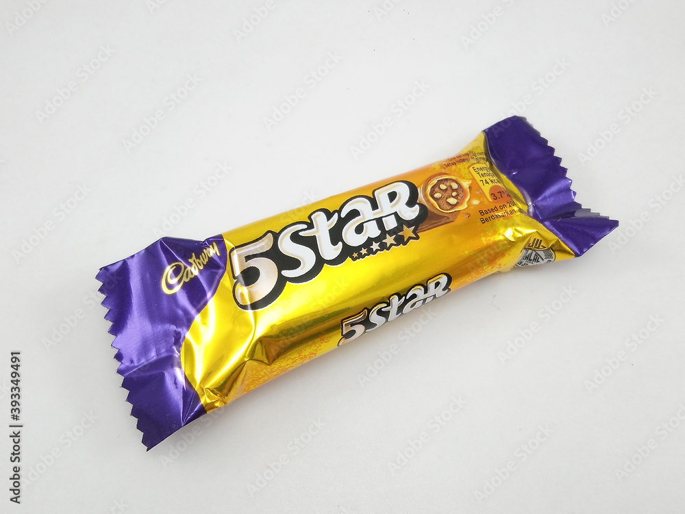 Cadbury 5 star chocolate bar in Manila, Philippines Stock Photo | Adobe ...