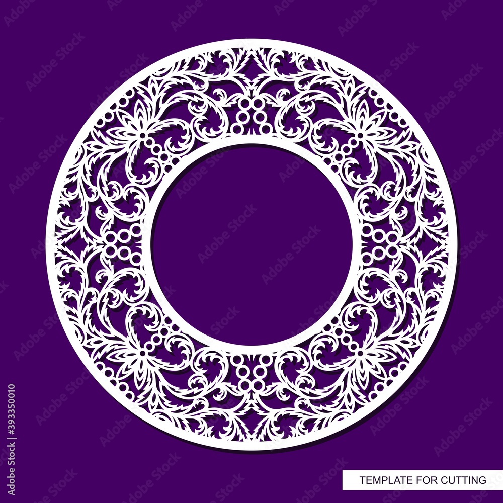 Openwork Frame Round