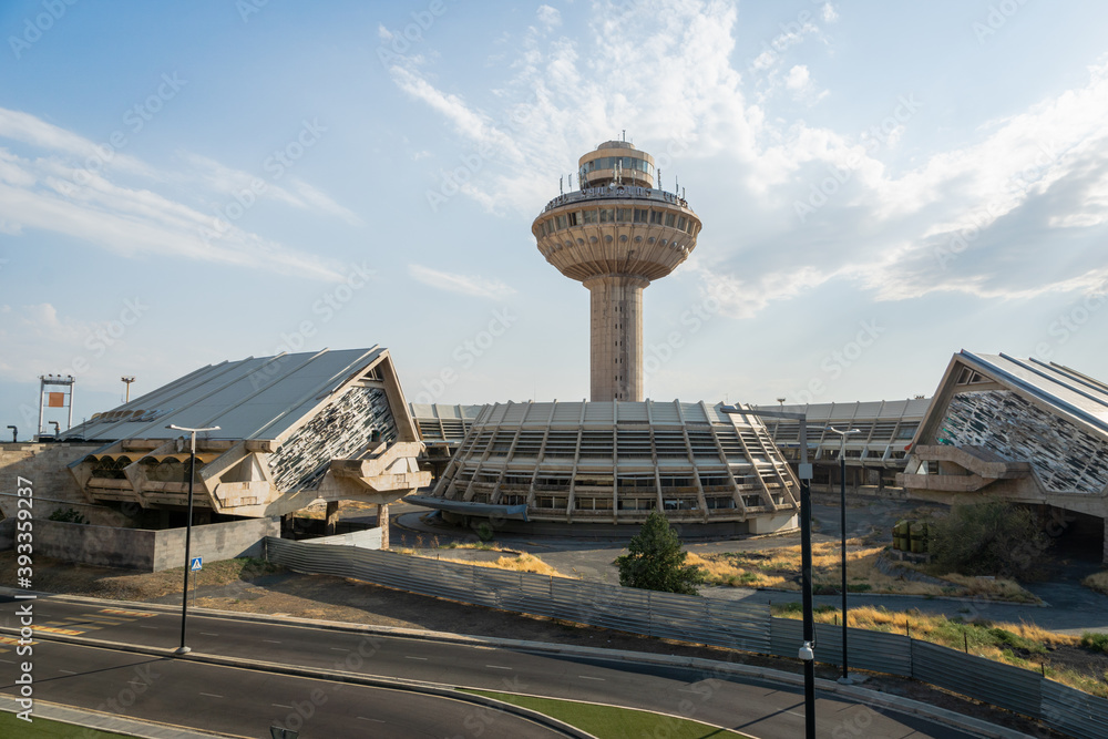 Yerevan, Armenia - July 2019: Yerevan Zvartnots International Airport ...