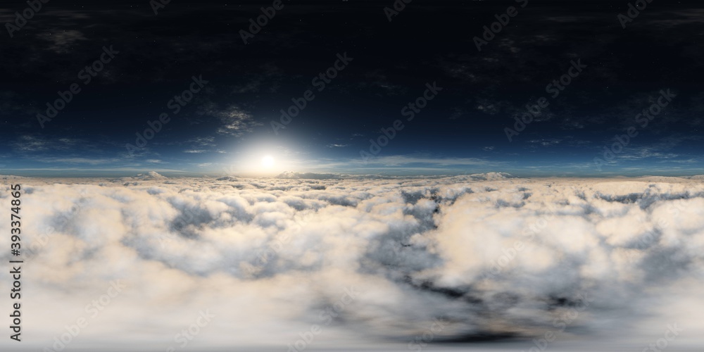 clouds, HDRI, environment map , Round panorama, spherical panorama, equidistant projection ...