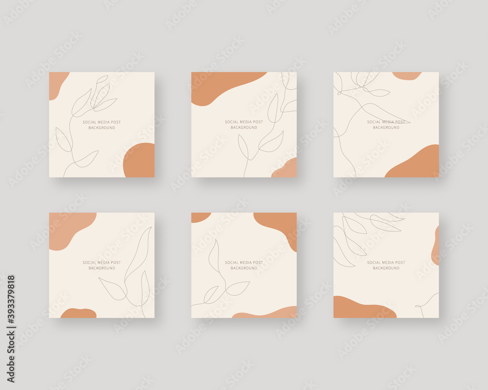 Social media post background. Modern memphis background. Trendy ...