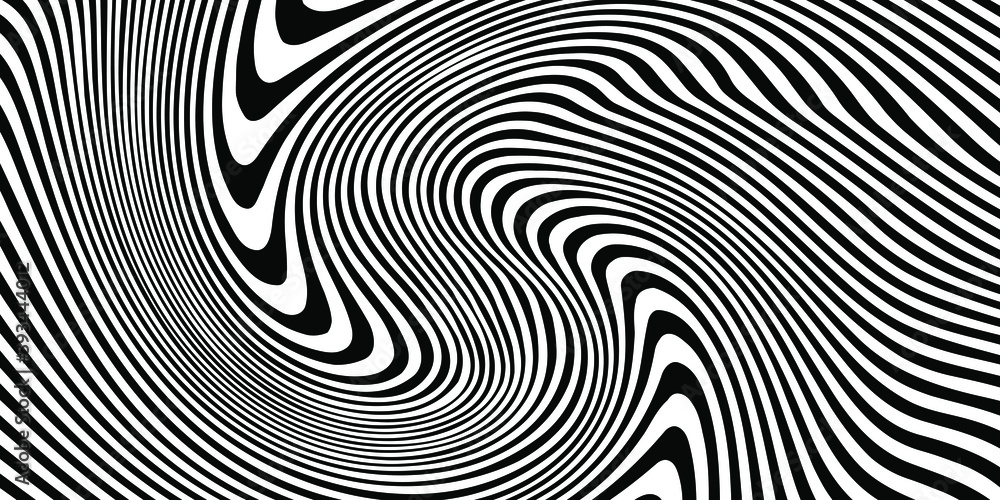 Abstract black and white striped grid background. Geometric pattern ...