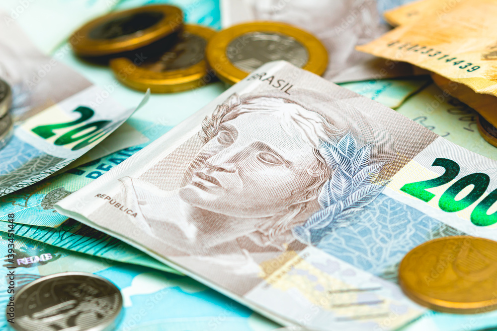 Foto de Dinheiro, Brasil, Reais, Real Brasileiro, Real. Grupo de ...