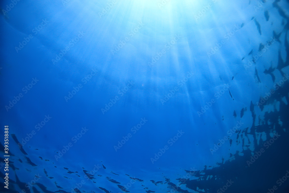 lake background water underwater abstract / fresh water diving ...