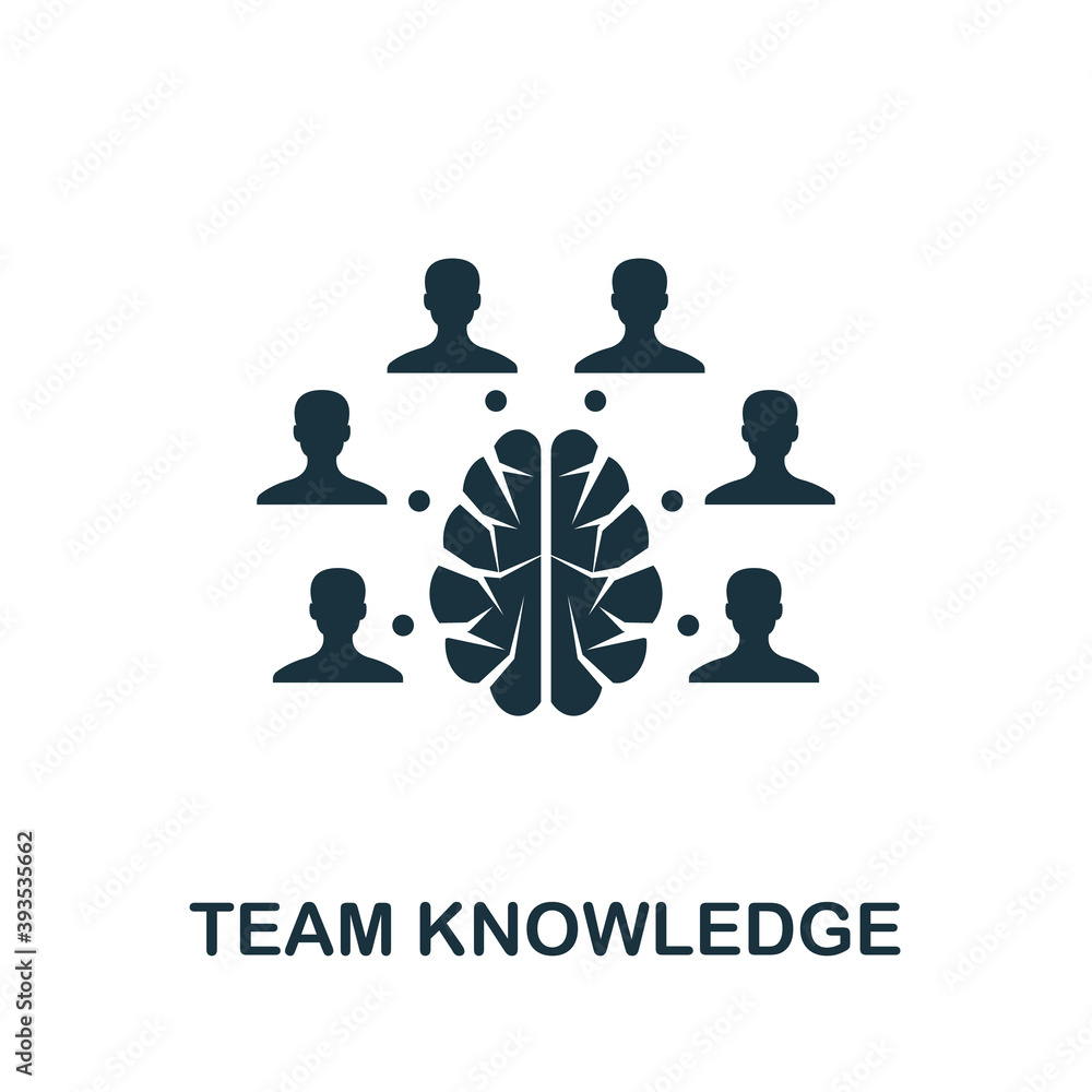 Team Knowledge icon. Simple element from agile method collection ...
