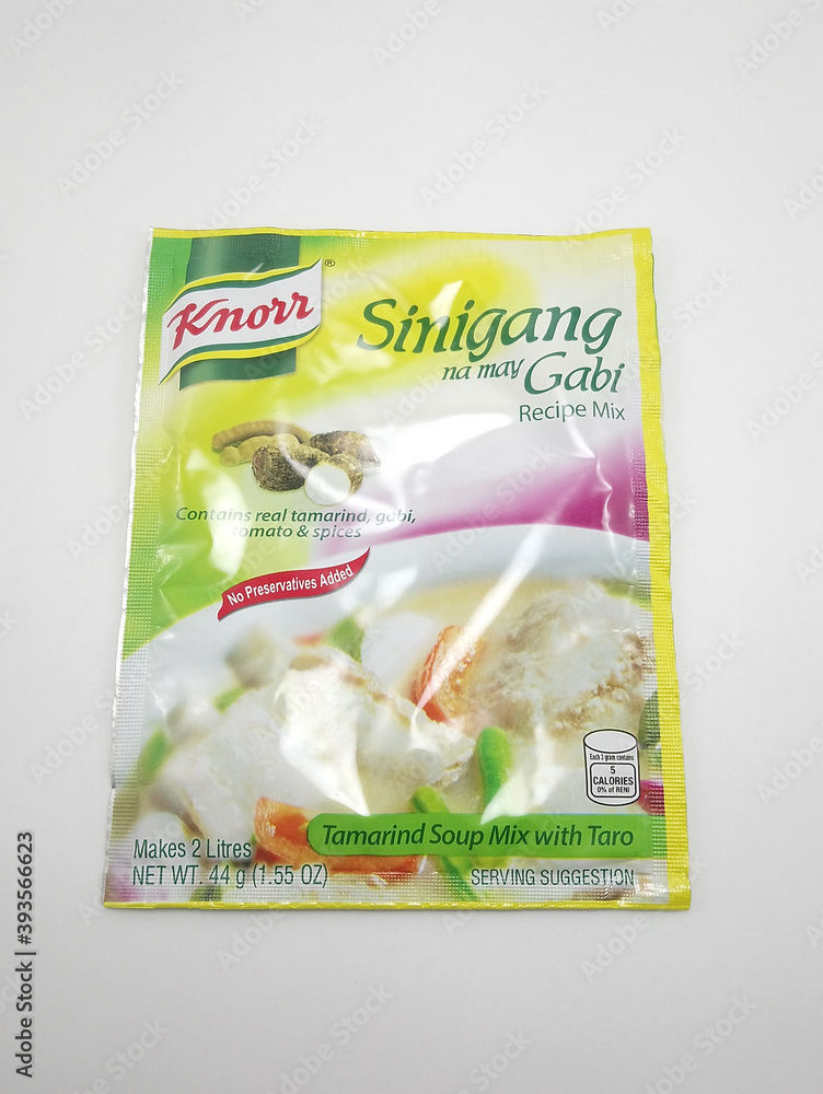Knorr sinigang na may gabi (tamarind soup mix with taro) in Quezon City ...