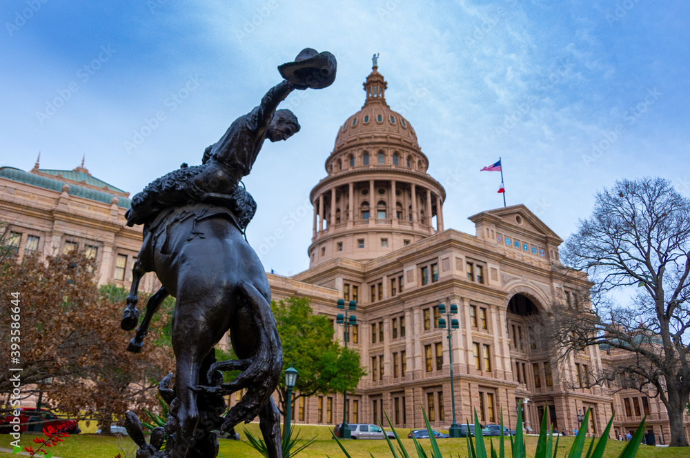 Austin, TX--Cowboy memorial statue may artist Constance Whitney Warren ...