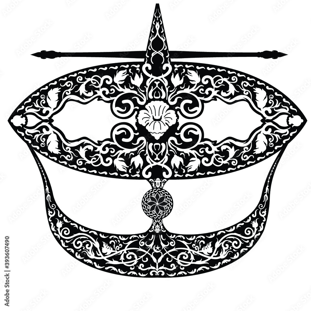 the moon kite at Malaysia symbol, WAU BULAN Stock Vector | Adobe Stock