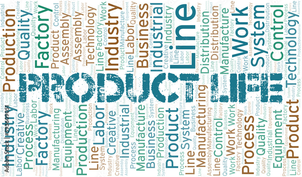 Product Life word cloud create with text only. Stock Vector | Adobe Stock
