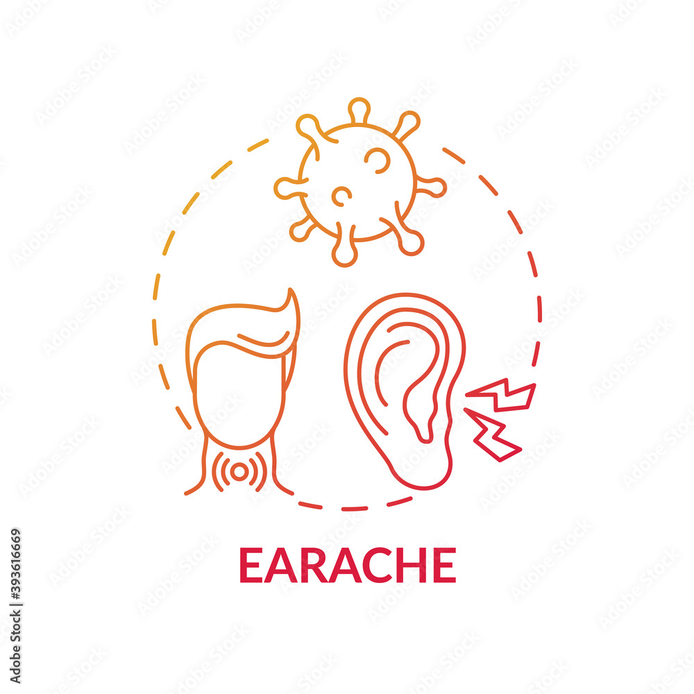 Earache Concept Icon Sore Throat Complication Idea Thin Line Illustration Sharp Dull And earache-concept-icon-sore-throat-complication-idea-thin-line-illustration-sharp-dull-and