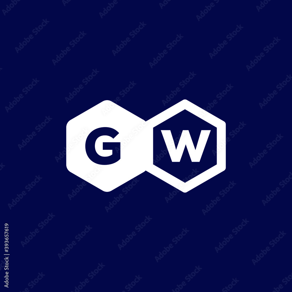 GW Initial Letter Modern Unique Logo for Clothing Brand Fashion Logo ...