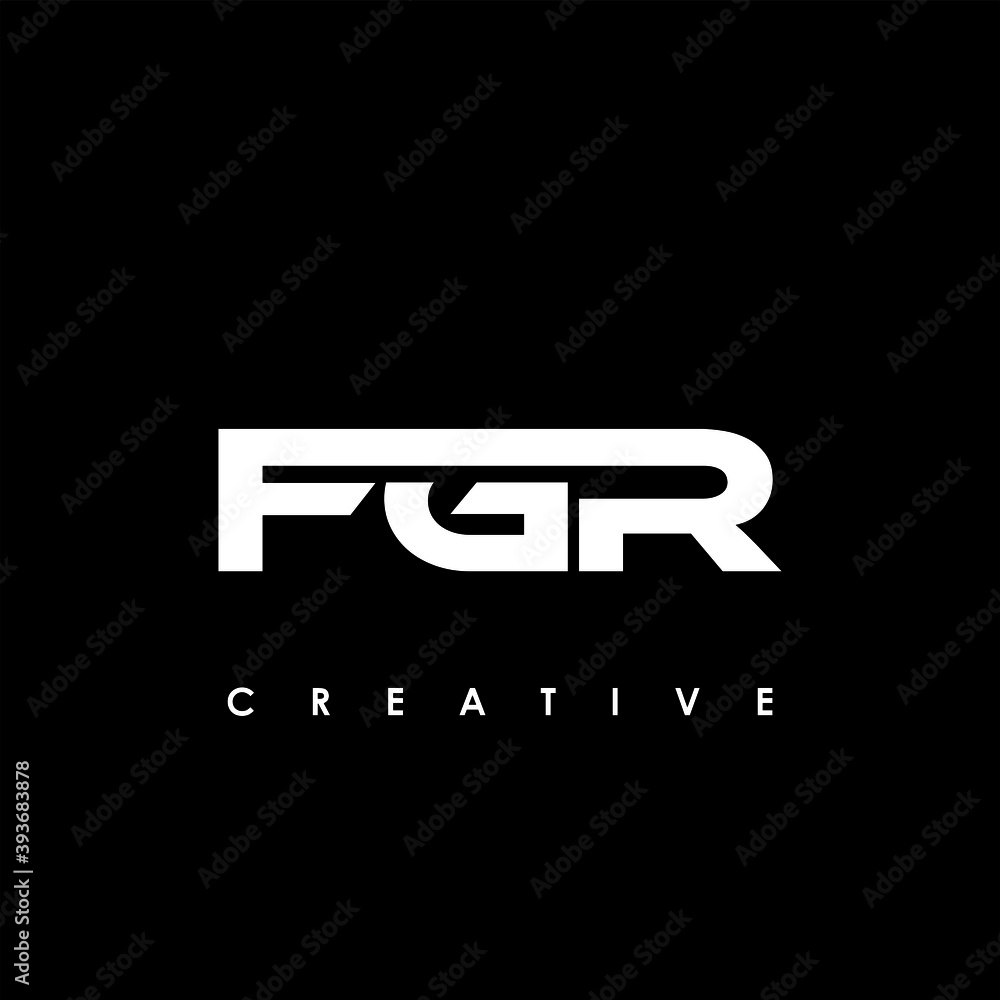 FGR Letter Initial Logo Design Template Vector Illustration Stock ...