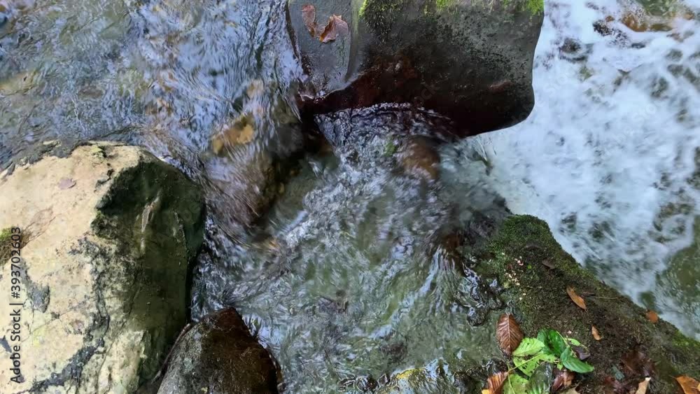 Vidéo Stock Footage of creek called (Altintas) and rocks in Macka ...