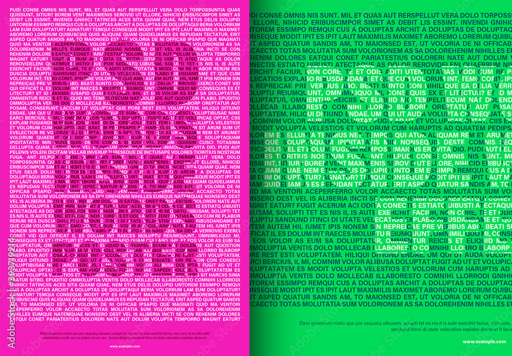 Type Mask Poster Design Stock Template | Adobe Stock