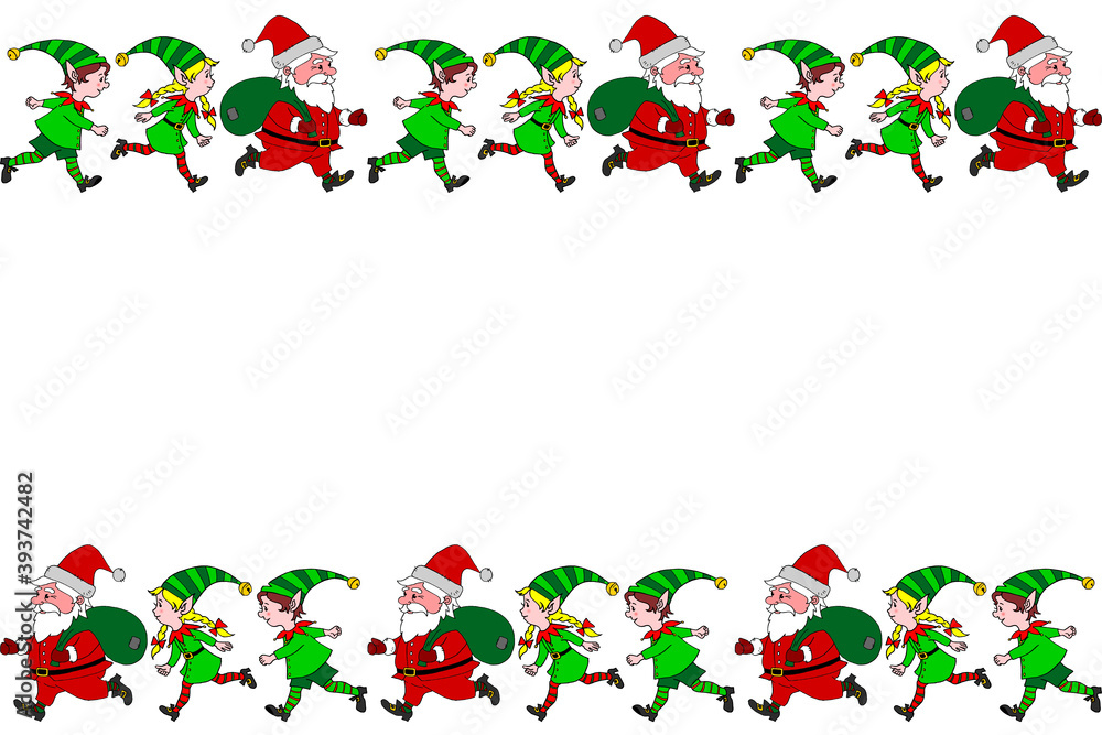 Christmas Santa Borders And Frames