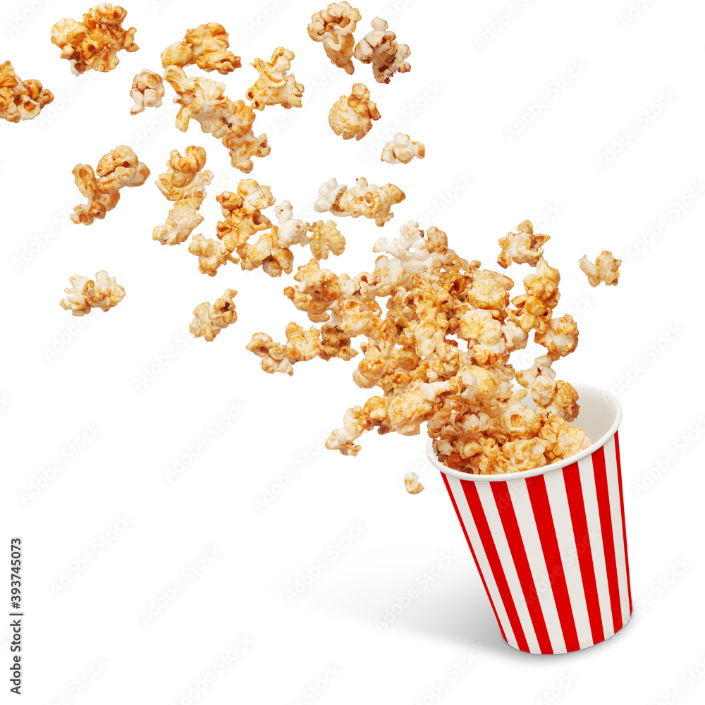 popcorn splash Stock Photo | Adobe Stock