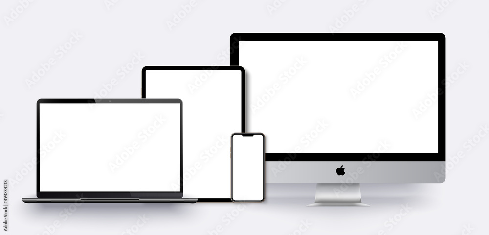 Imac Ipad Iphone Vector
