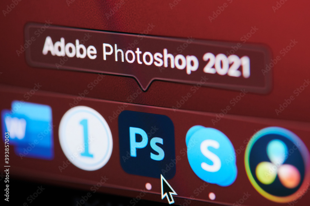 Starting adobe photoshop app Stock Photo | Adobe Stock