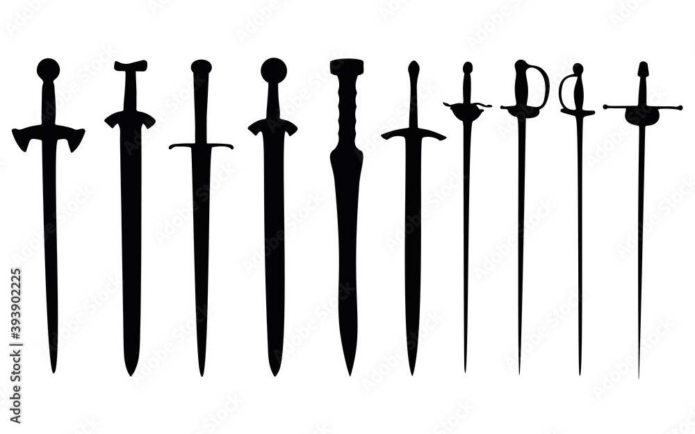 Swords included. Vector image. Stock Vector | Adobe Stock