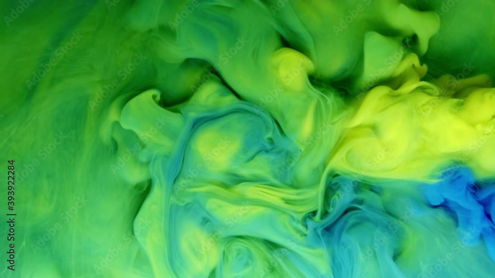Fluid art drawing footage. trendy acryl texture with flowing effect ...