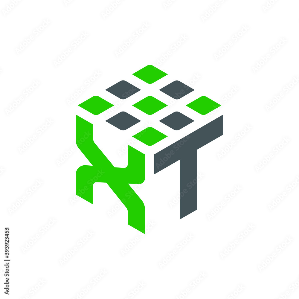XT Initial Letter Modern Unique Logo for Clothing Brand Fashion Logo ...