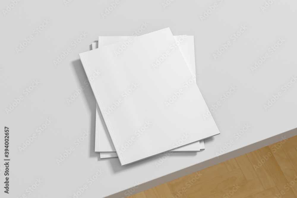 Magazine Stack On Table
