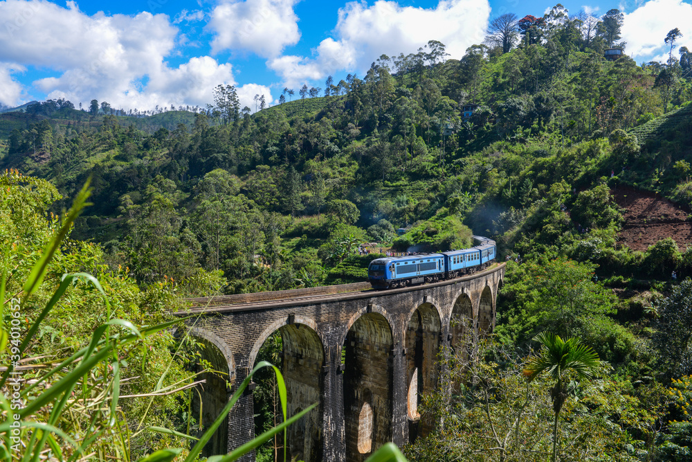 Train sur un pont Stock Photo | Adobe Stock