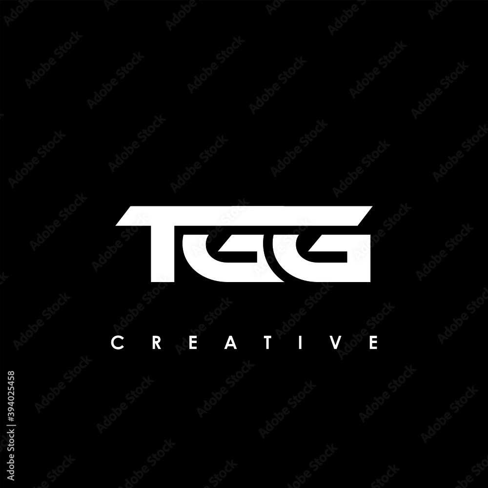 TGG Letter Initial Logo Design Template Vector Illustration Stock ...
