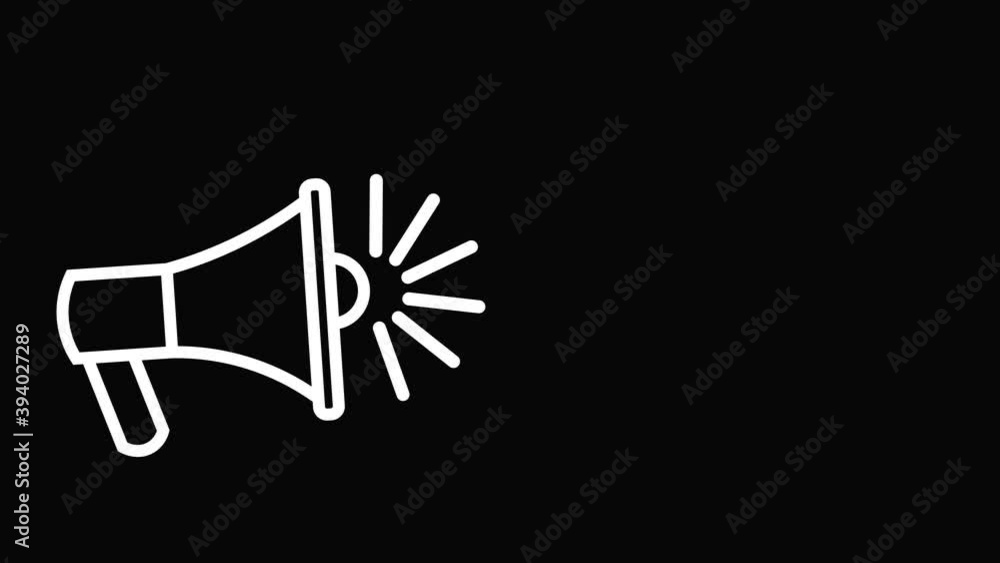 Black and White technology Sound Icon audio music speaker. 4K Vector ...