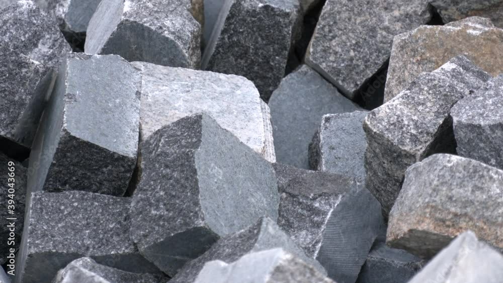 Storage blocks of granite in a quarry for sale. Rough granite blocks ...