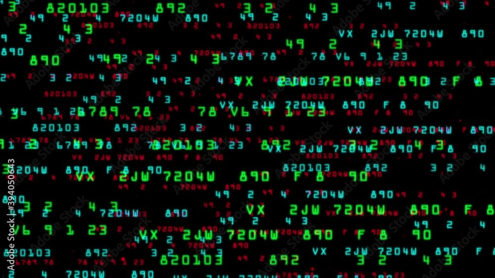 Hacker style random number code background. Hacker-style random number ...