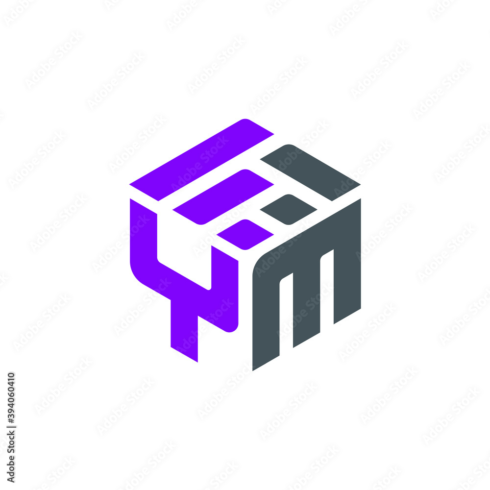 YM Letter Initial Logo and Icon for Business Branding and Website ...