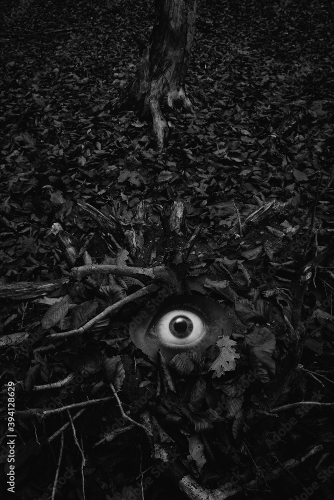 Ghost apparition dark eye Stock Photo | Adobe Stock