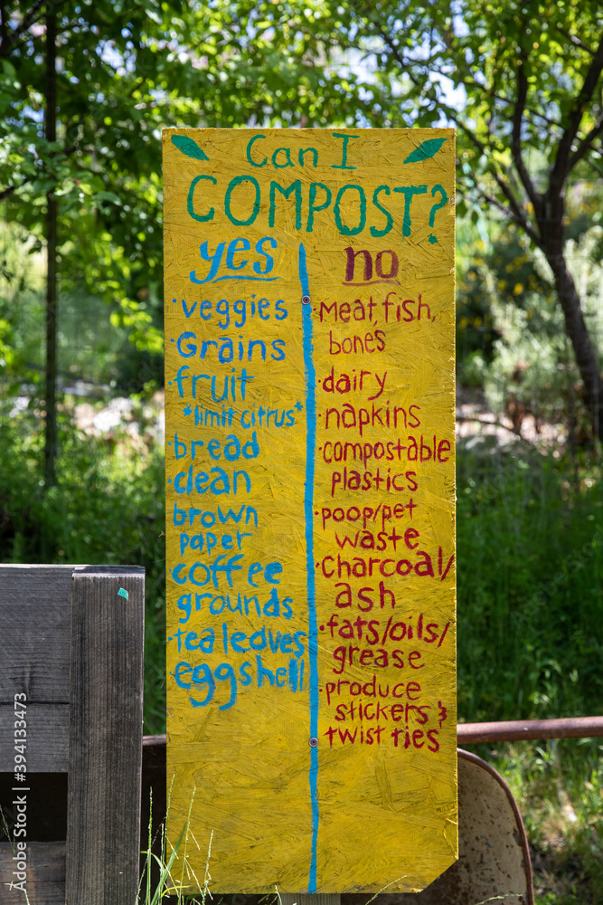 Compost rules Stock Photo | Adobe Stock