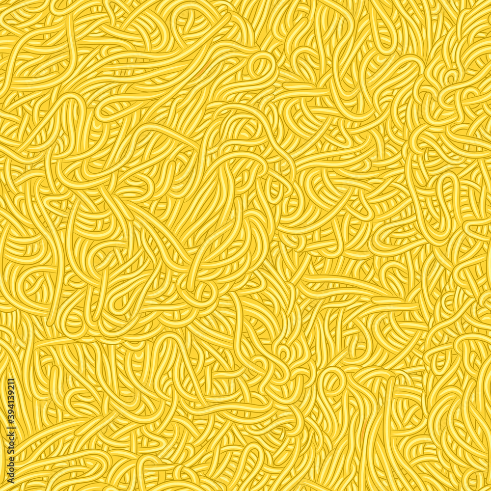 Seamless pattern texture of Chinese noodles, Spaghetti, pasta or Ramen ...