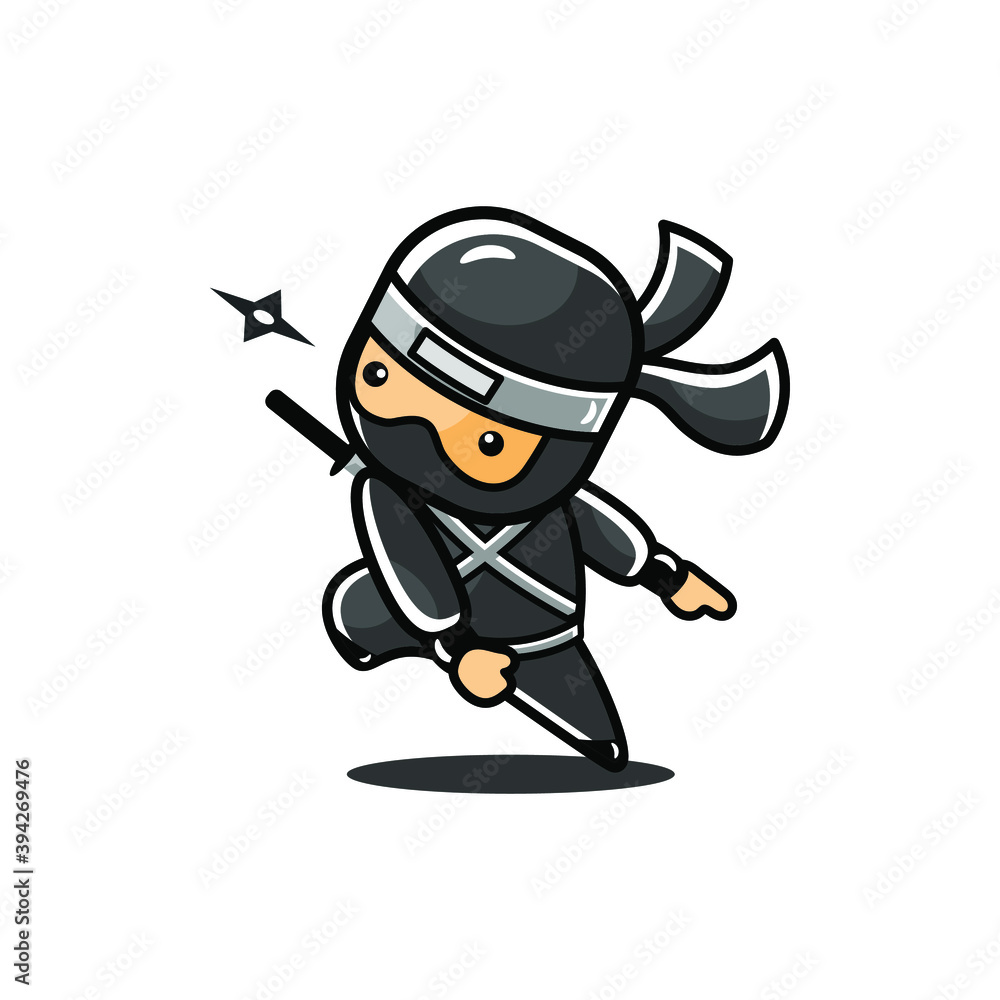 Cartoon Ninja Star