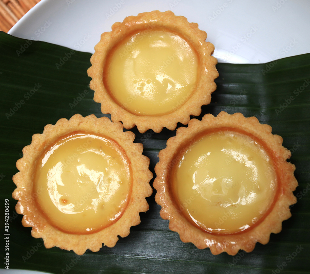 Indonesian Pie Susu or milk pies most famous in Bali. Stock Photo ...